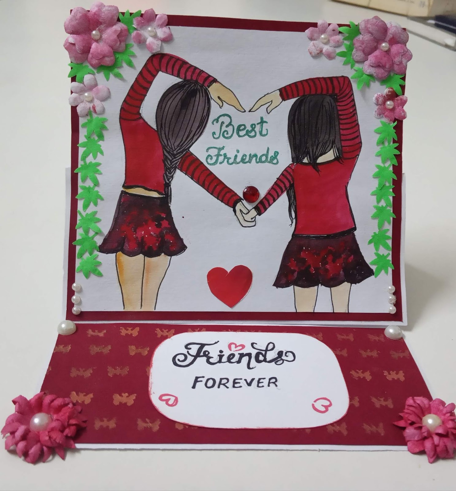 Beautiful Easy Fold Card For Friend