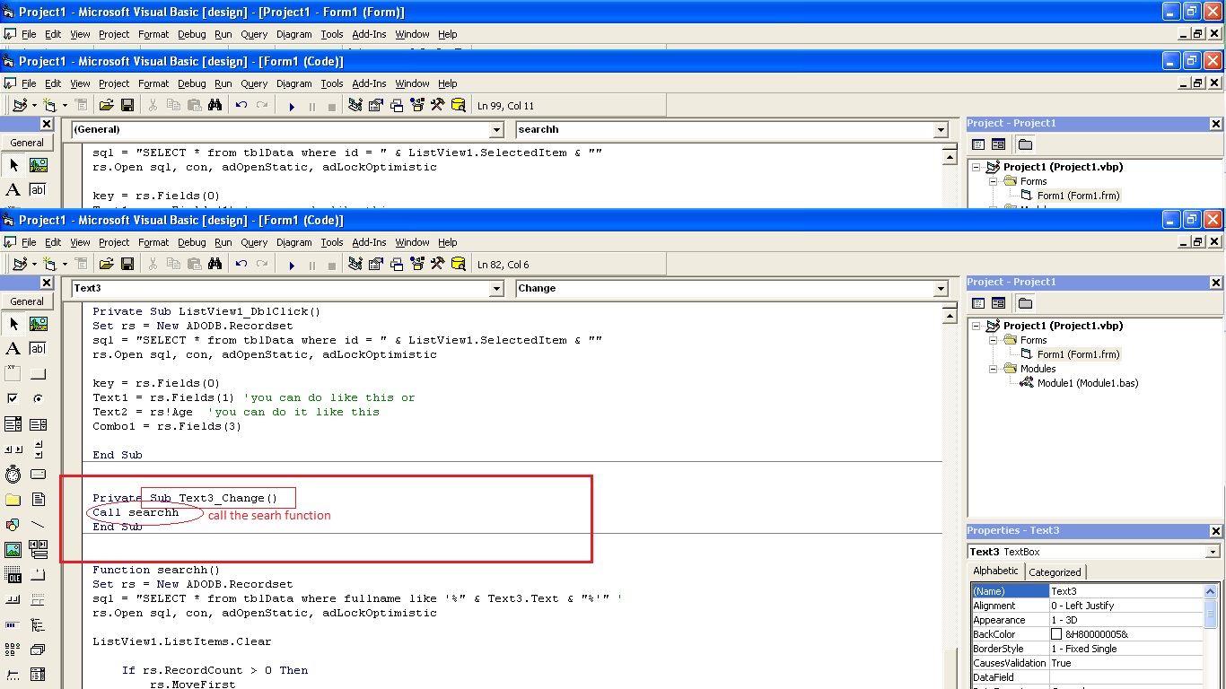 { DEVELOPER }: Visual Basic 6.0 part 6 - Searching Data