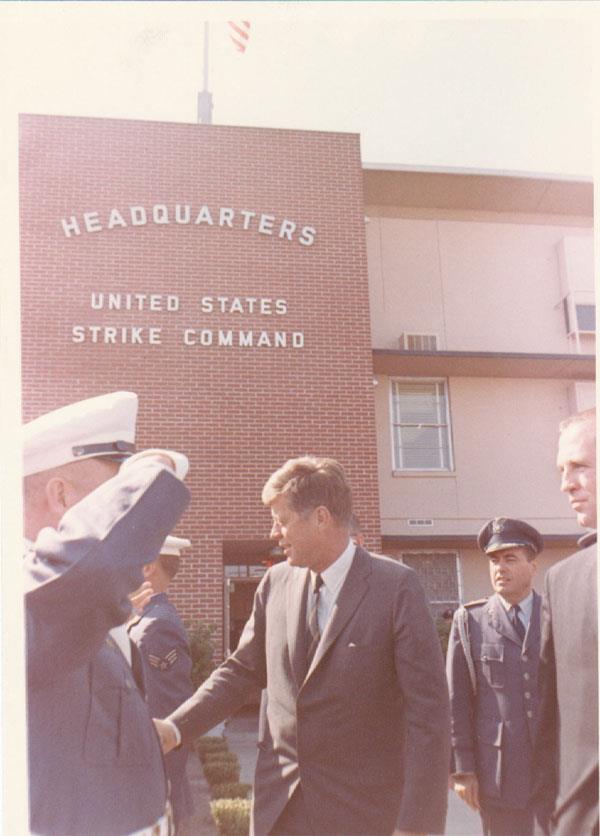 JFKCountercoup2: JFK at Strike Command Nov. 18, 1963