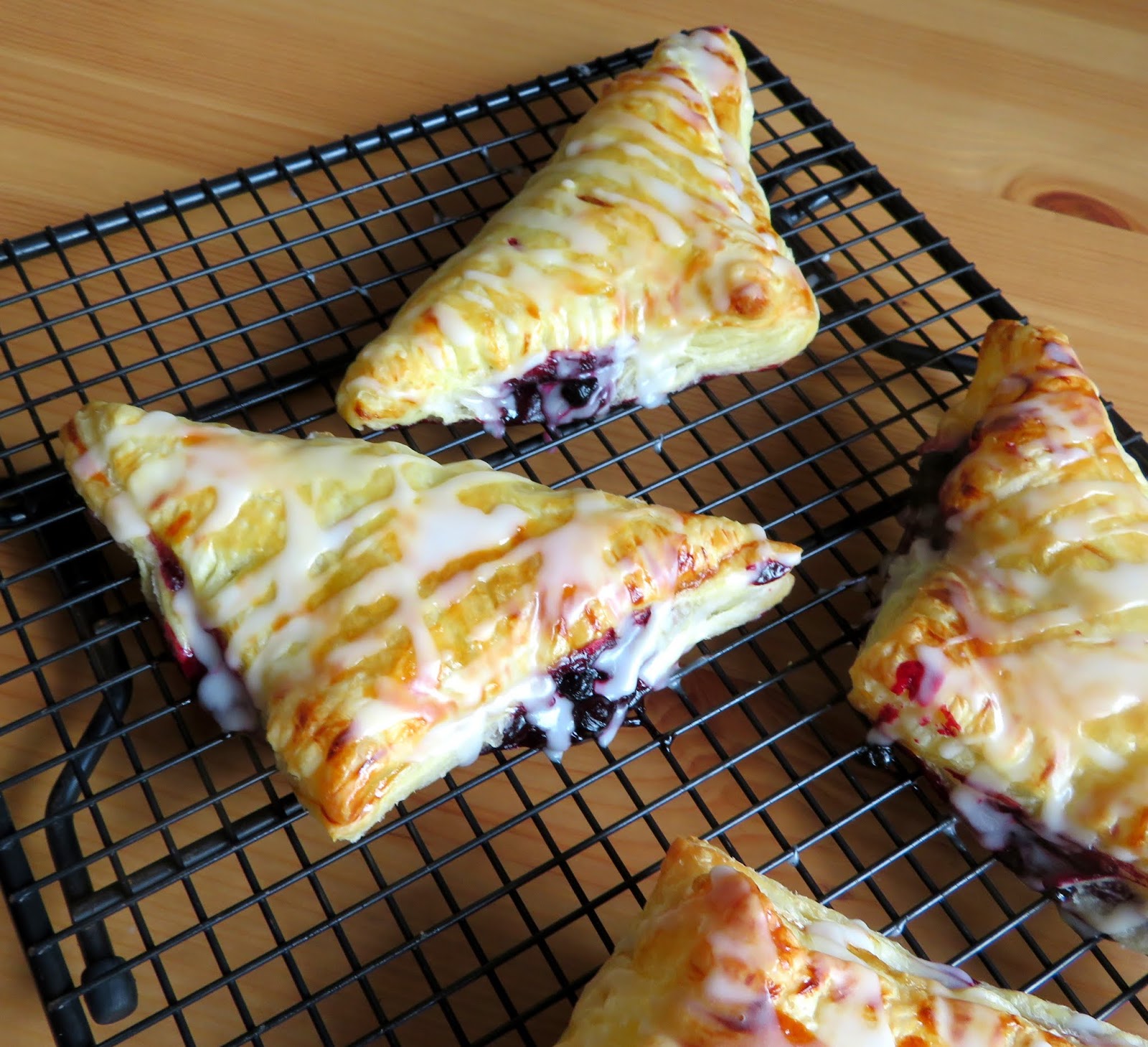 Lemon Blueberry Turnovers | The English Kitchen