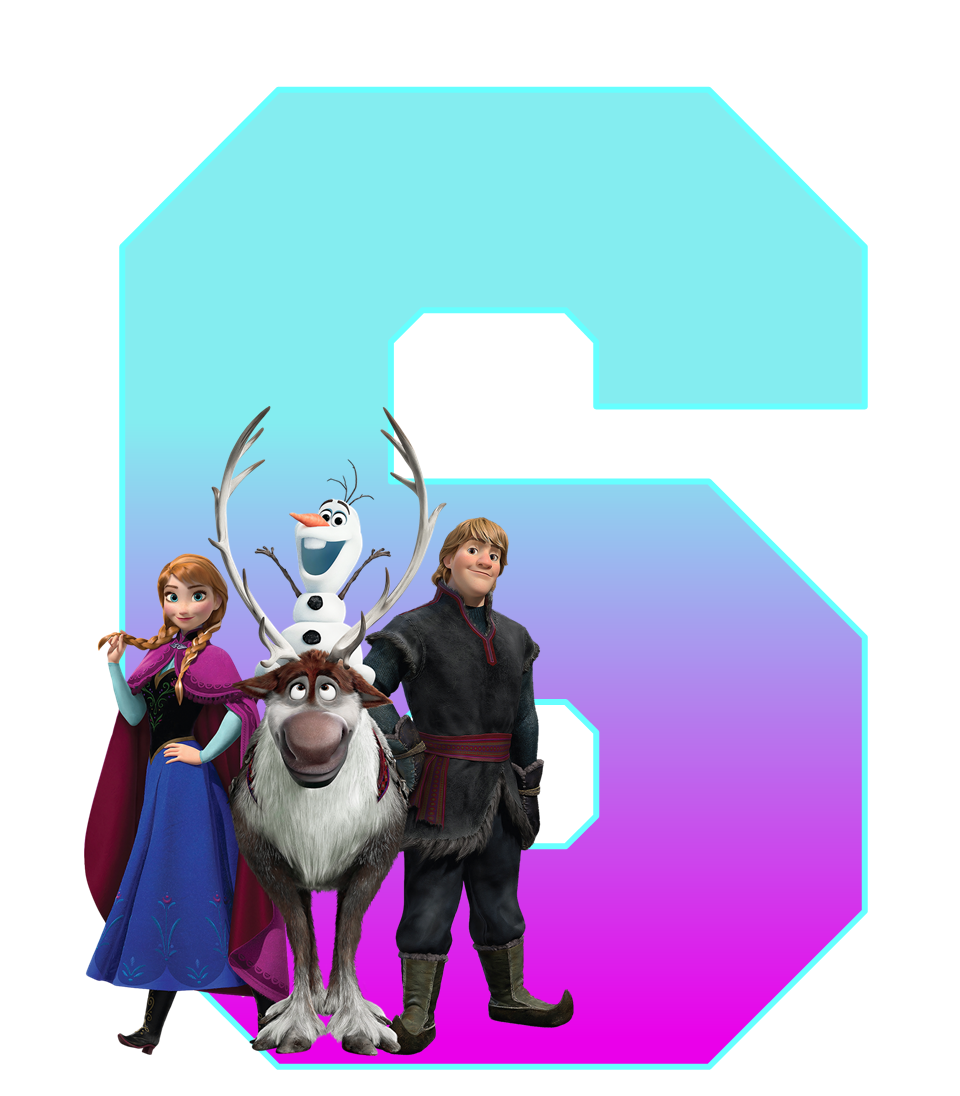 Kits imprimibles gratis : Números Frozen