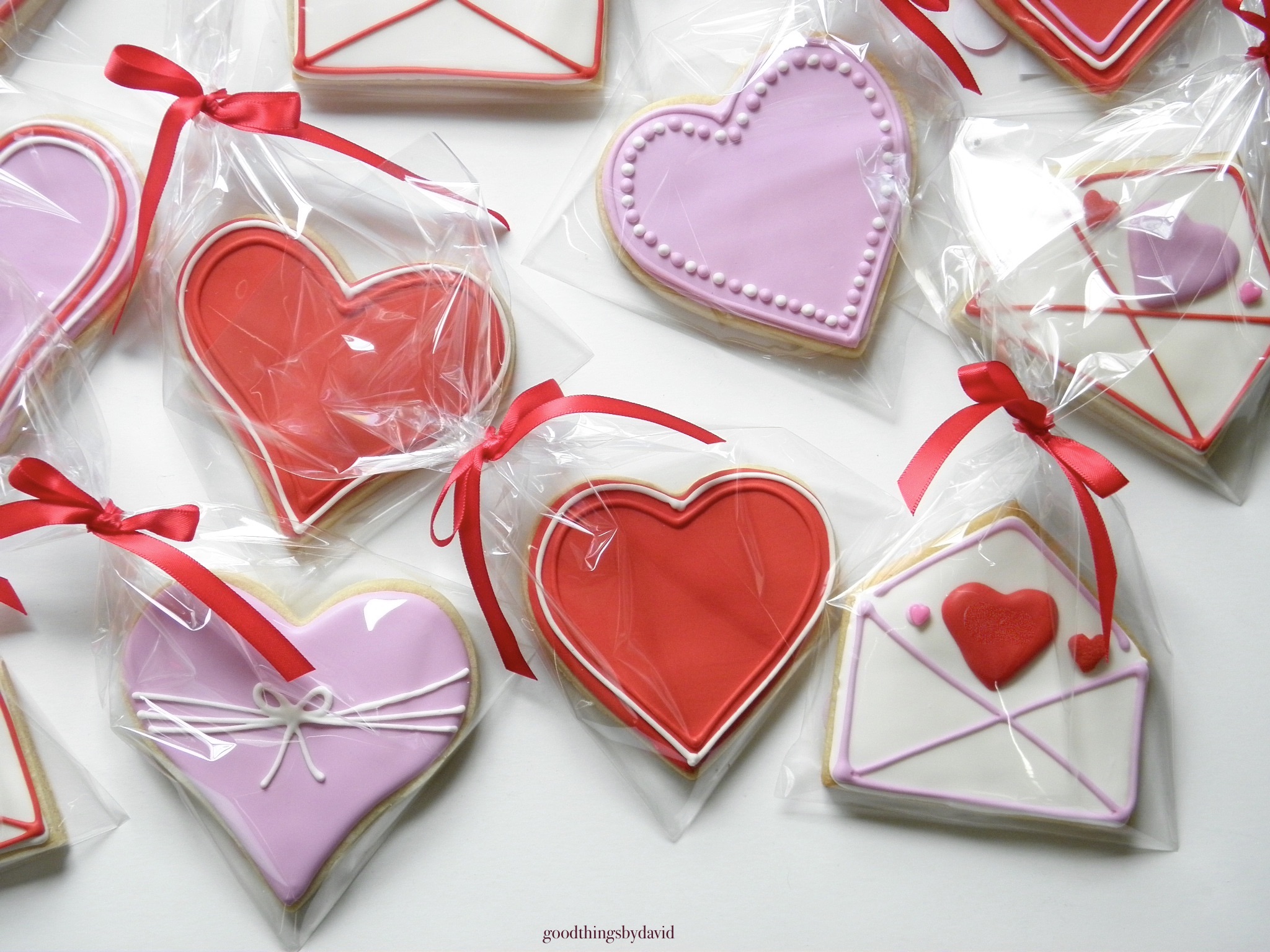 Valentine's Day Envelope Cookies
