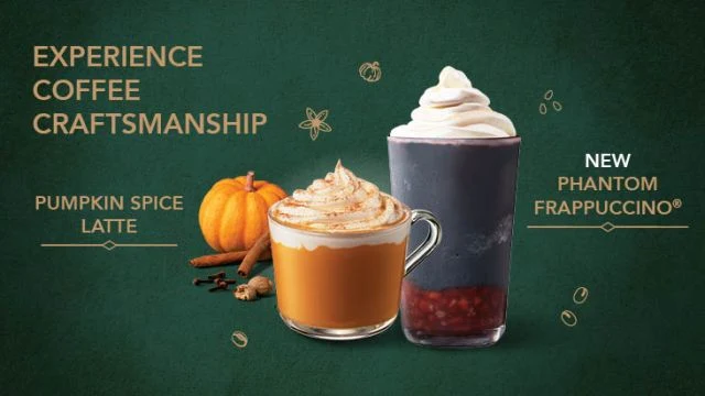 Starbucks Blends Charcoal Black Phantom Frappuccino Abroad | Brand Eating
