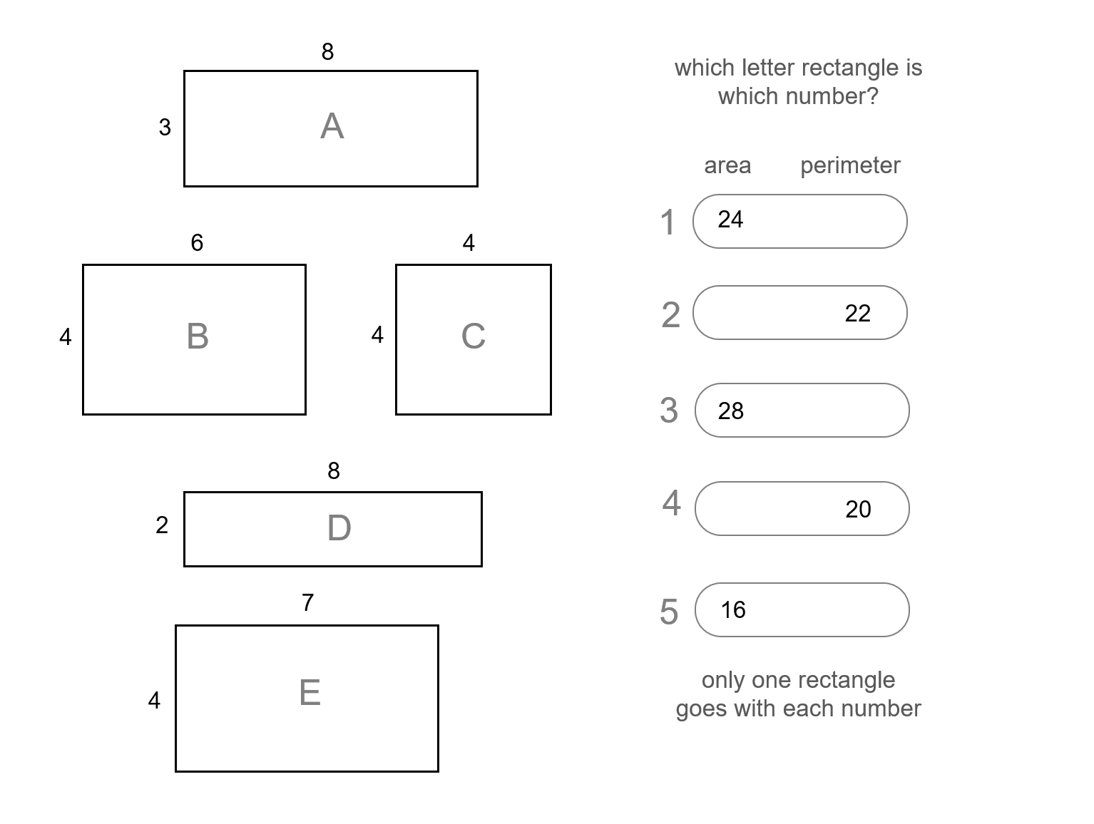 MEDIAN Don Steward mathematics teaching: matching shapes to measures