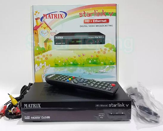 Harga PROMO TERBARU Receiver Matrix Starlink V HD Ethernet ...