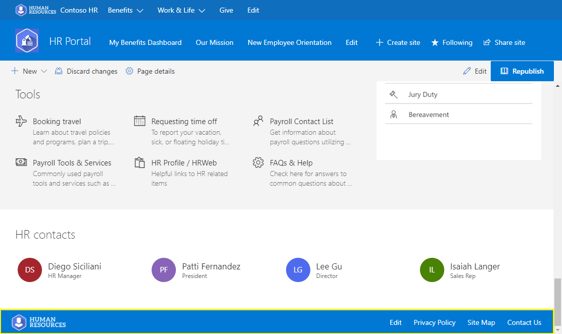 Set Footer in SharePoint Online Communication Site using PowerShell ...