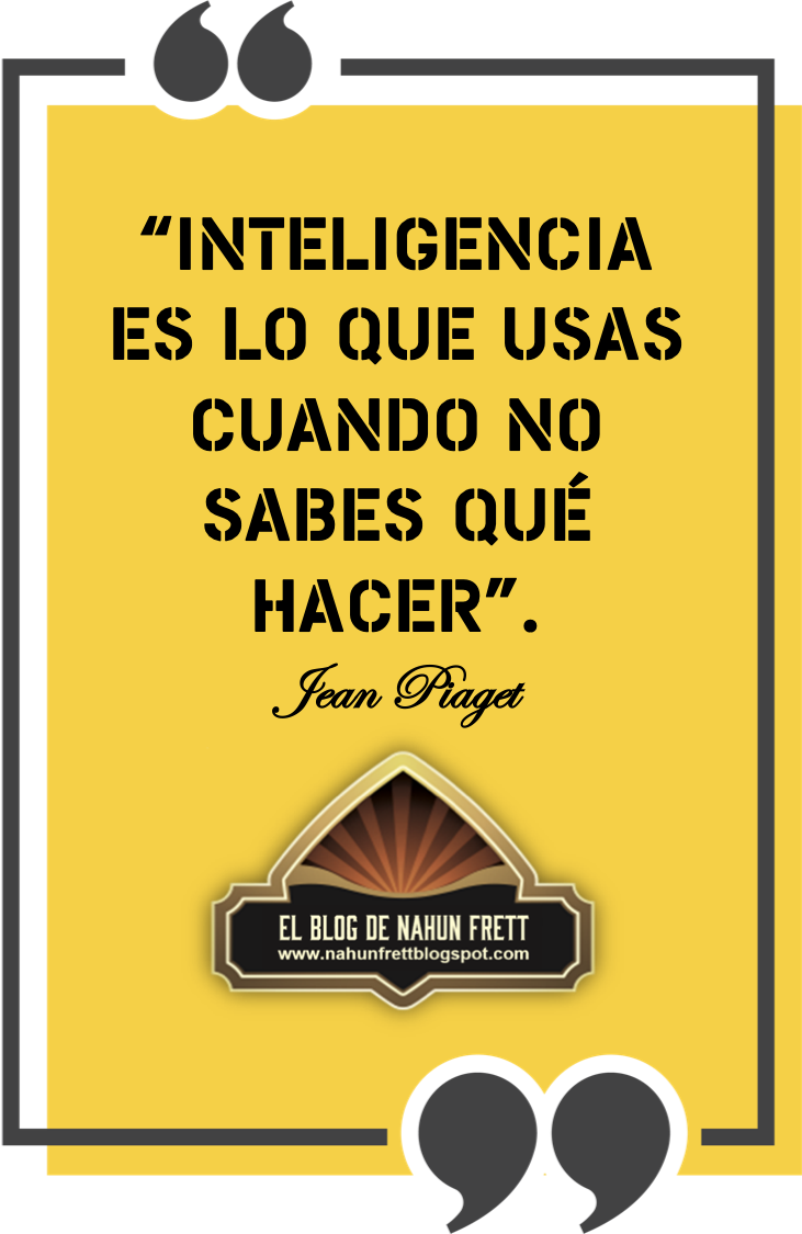 Nahun Frett: ¿Qué es la inteligencia? Nahun Frett: ¿Qué es la inteligencia?
