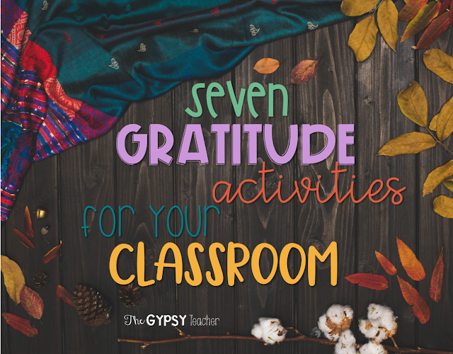 Hearts and hands of Gratitude: November Classroom Community Activities ...