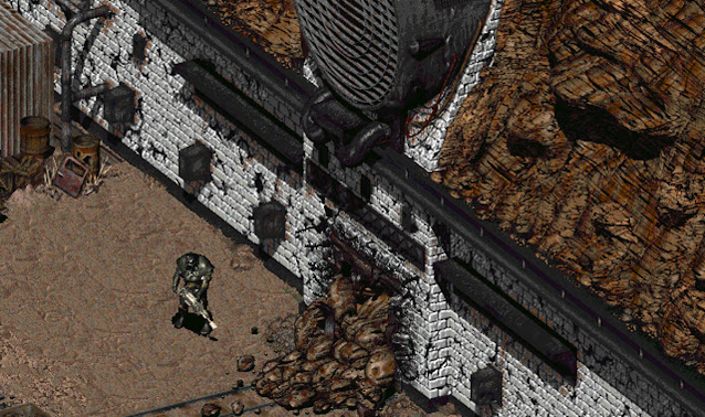 Fallout 2: How do you get into the Mariposa Military Base? (Mining Cart ...