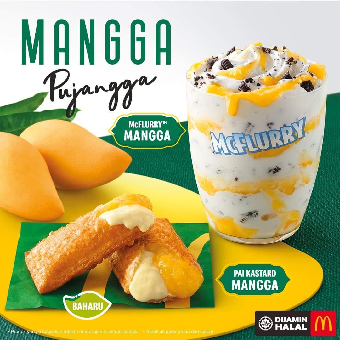 McDonald's Foldover Returns. Enjoy The Brand New Mango Custard Pie ...