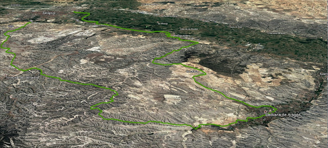 fotopedaleando: Ruta bici de montaña con GPS: Zaragoza, Nacimiento del ...