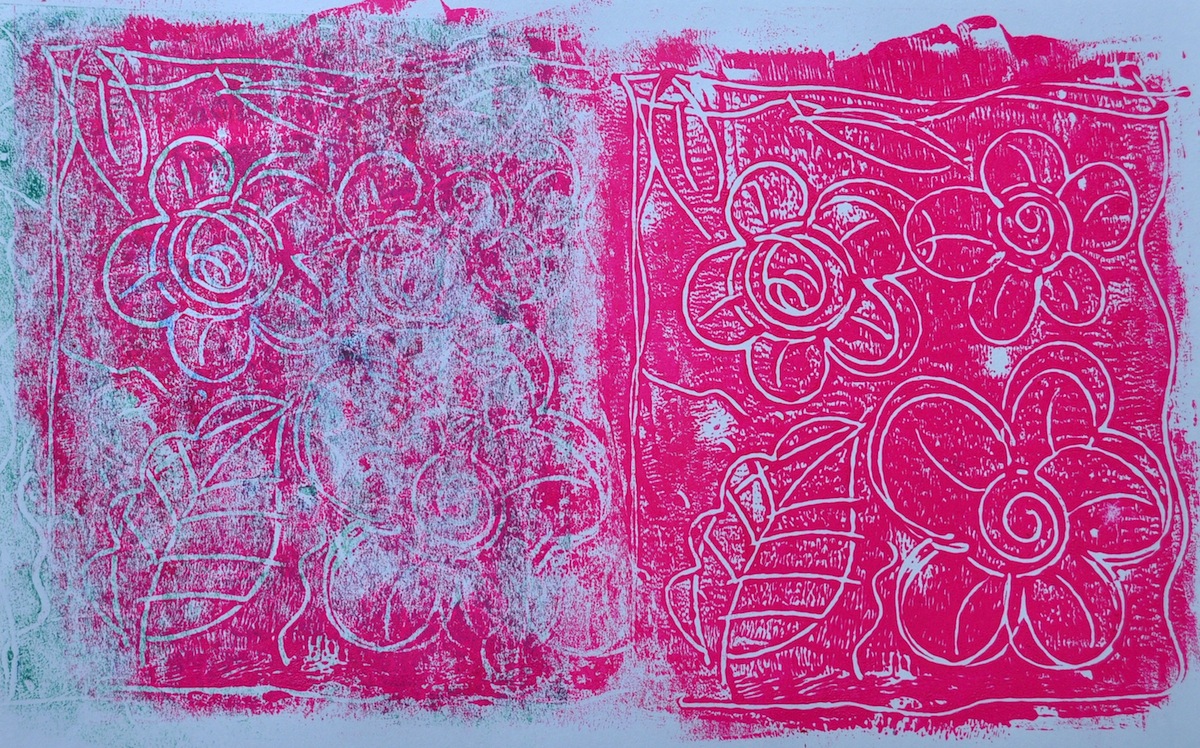 Art with Kids: Monoprints on Plexiglass
