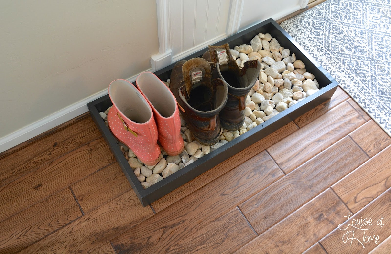 DIY Boot Tray ~ Louise at Home