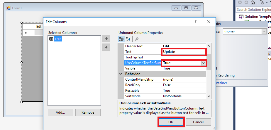 Add Button Column in DataGridView Add Button Column in DataGridView