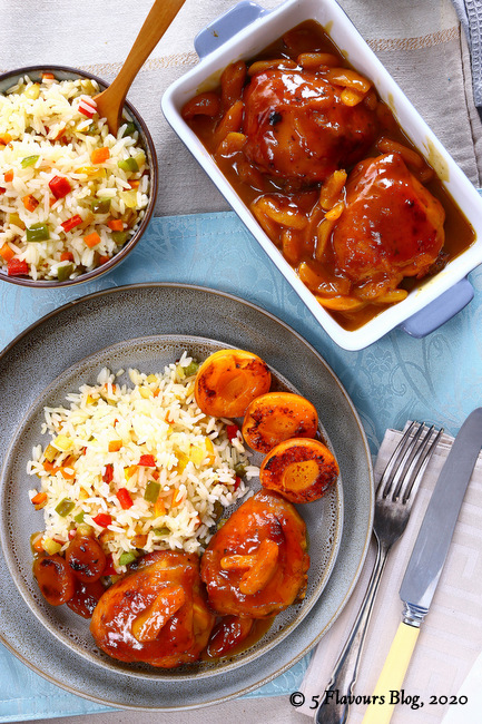 Die Stotterende Aambeeld: Appelkoos Hoender Dye, Oondgebak