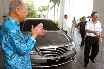 Kenderaan rasmi baru KM Pulau Pinang Mercedes Benz
