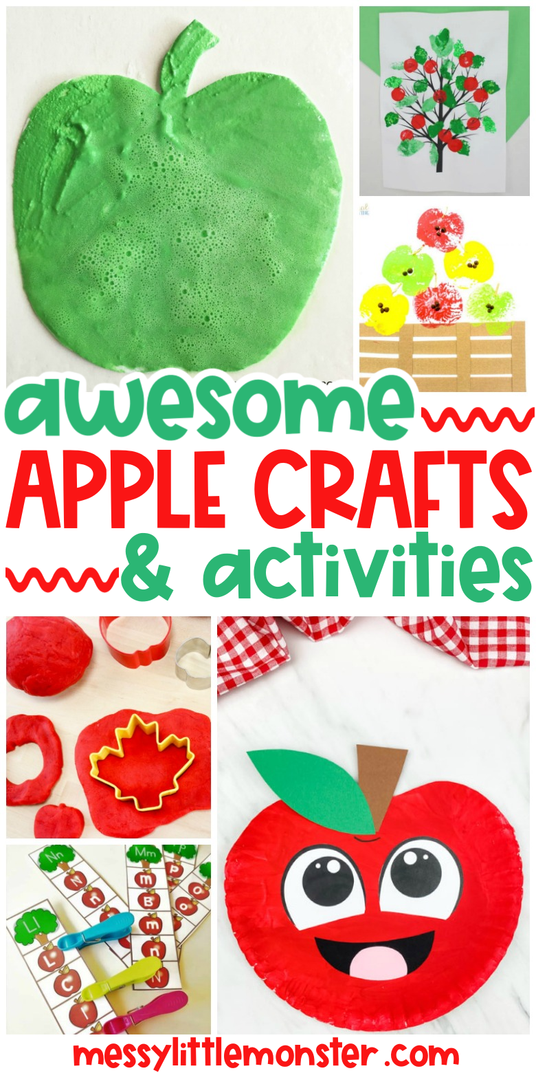 Awesome Apple Crafts and Activities - Messy Little Monster