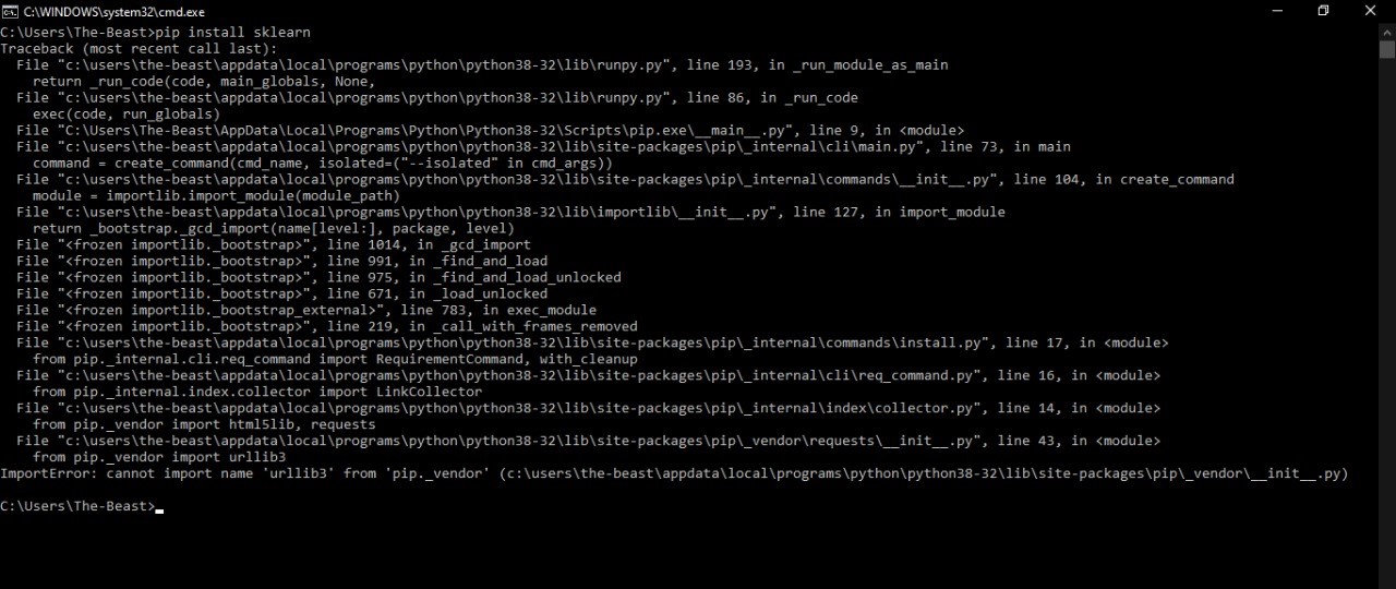 how to solve pip related all Errors in python - rocoderes