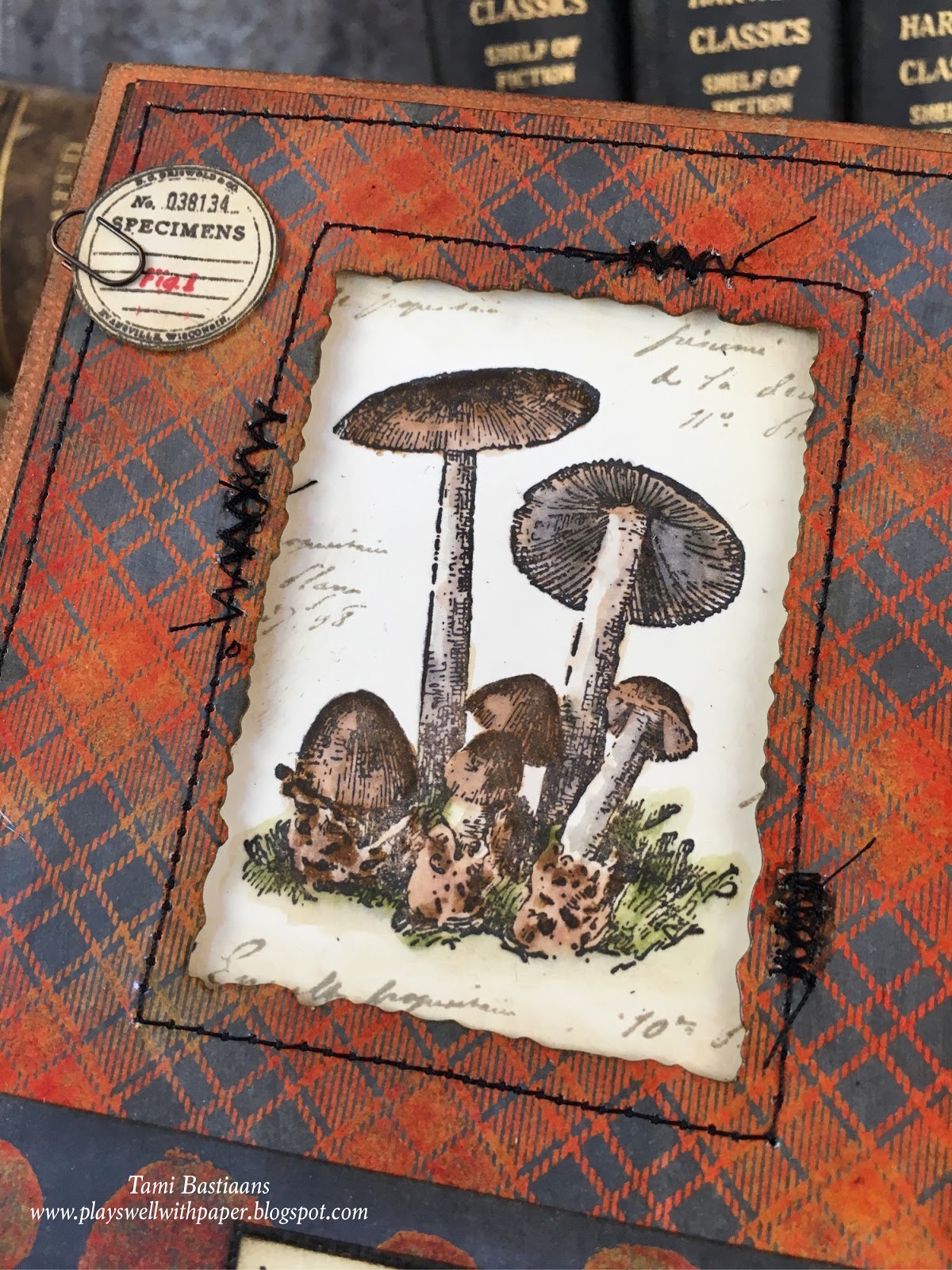 Plays Well With Paper: Autumn Toadstools - Distress Archival Resist ...
