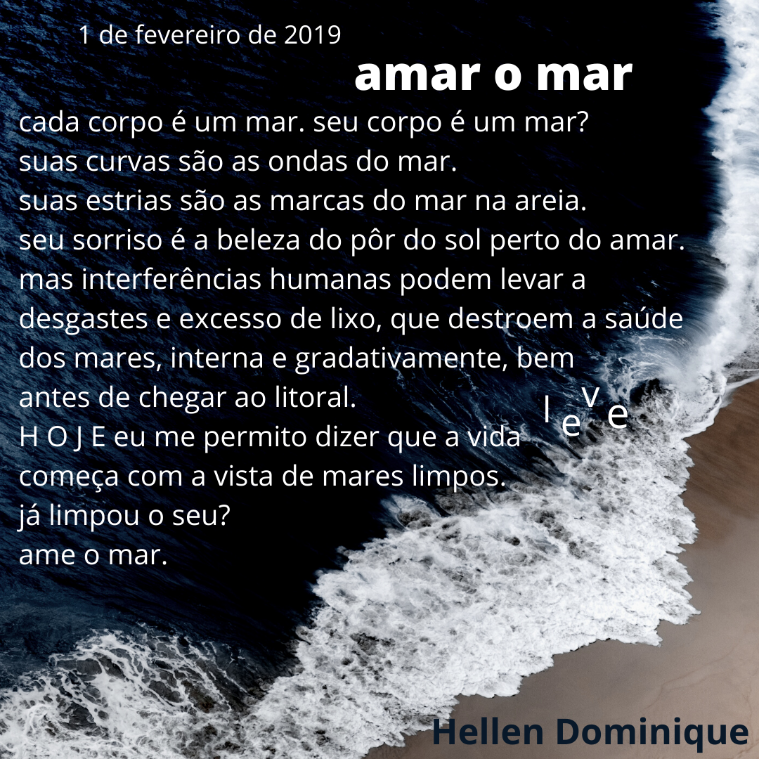 Texto autoral: amar o mar