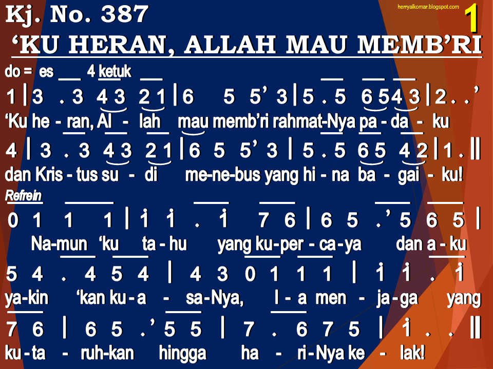 TouRoeroekan: Kidung Jemaat No. 387