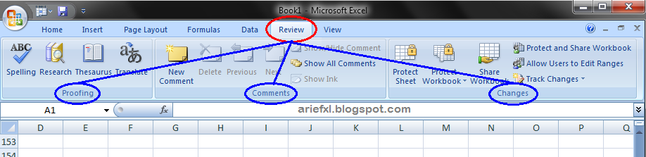 Various of Excel: Fungsi Menu REVIEW Microsoft Excel