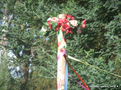 Cherished Hearts At Home: Making a Maypole and how we celebrate...tutorial