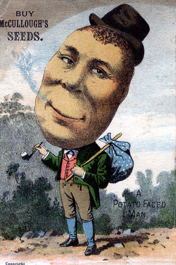 A POSTCARD ALMANAC: Po-Faced