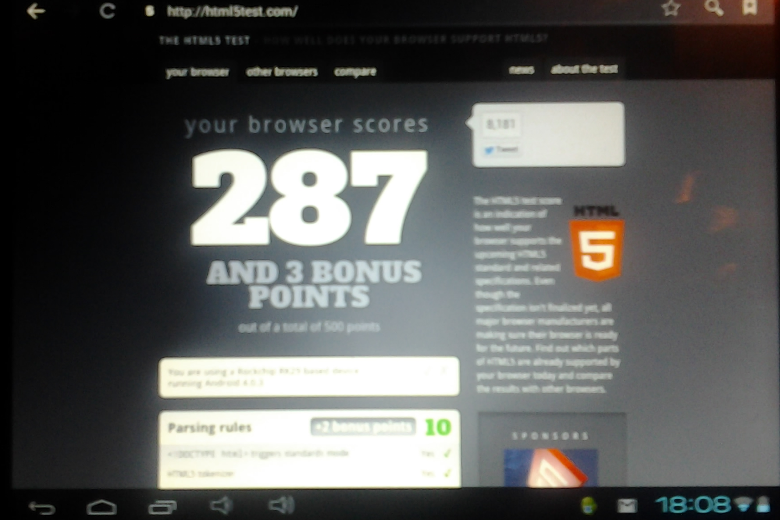 DHOB Test HTML5 Su Vari Browser DHOB Test HTML5 Su Vari Browser
