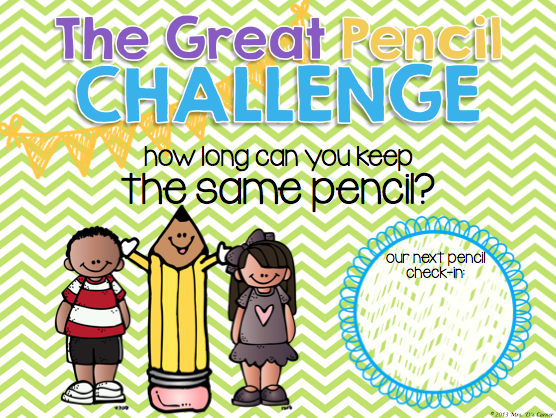 Pencil Challenge | Tips for Managing Pencil Loss - Mrs. D's Corner