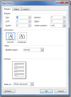How to Set Page Setup in Ms Word