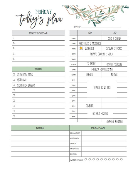 Fields Of Heather: My DIY Planner (And Free Printables)