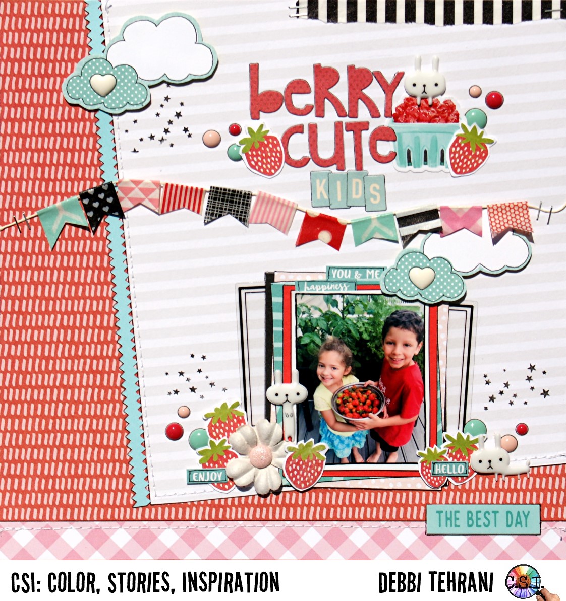 Little Scraps of Magic: Berry Cute Kids | CSI Case File No. 319