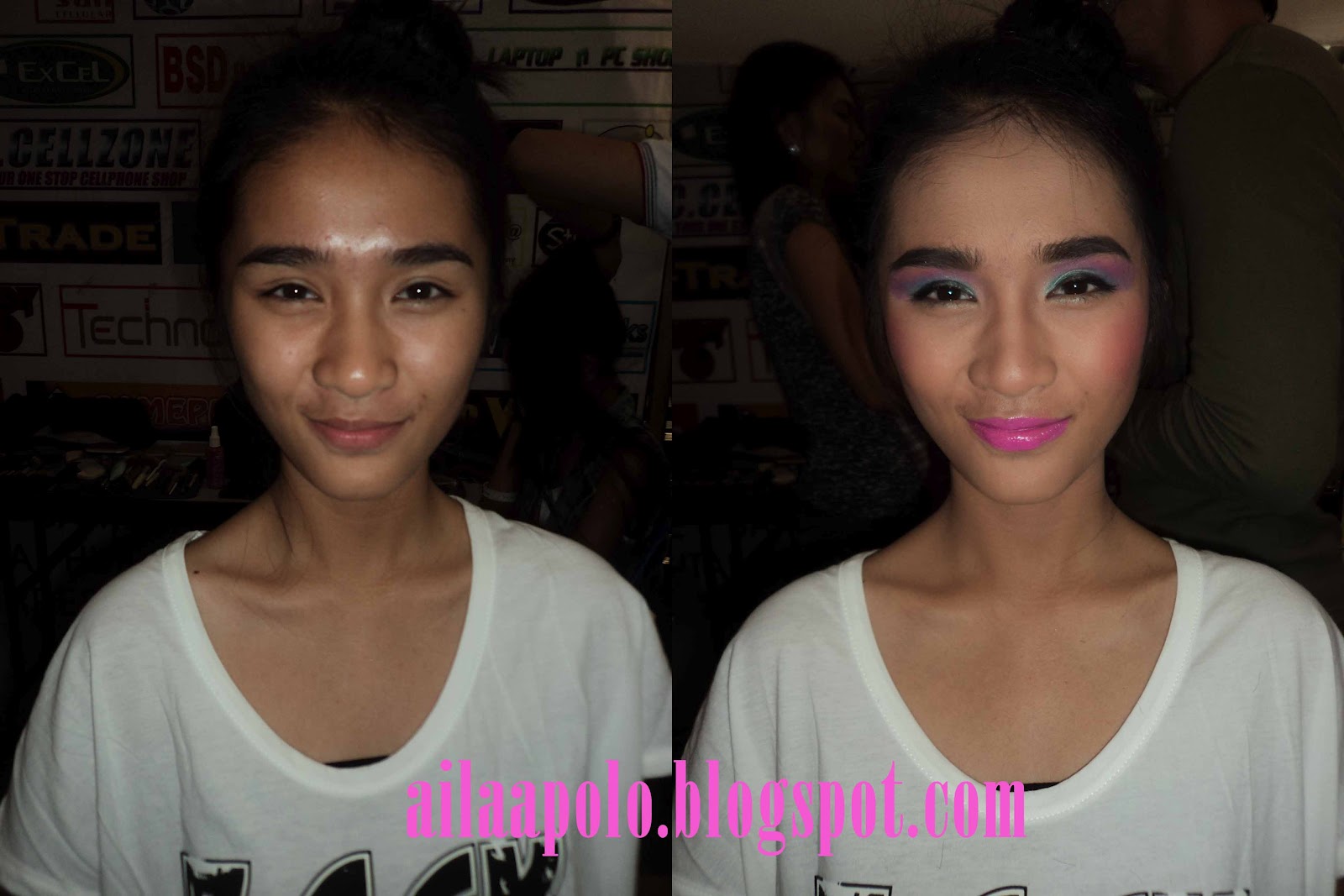 Makeup and My World: 80s Inspired Makeup for GoGreen Models