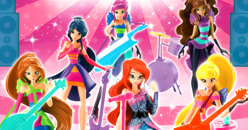 NEW FIGURES COLLECTION! Winx Rock Band [Italy] - Winx Club All