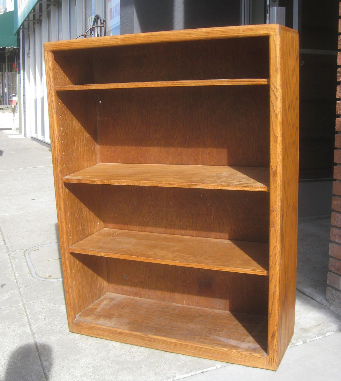 UHURU FURNITURE & COLLECTIBLES: SOLD - Oak Bookcase - $50