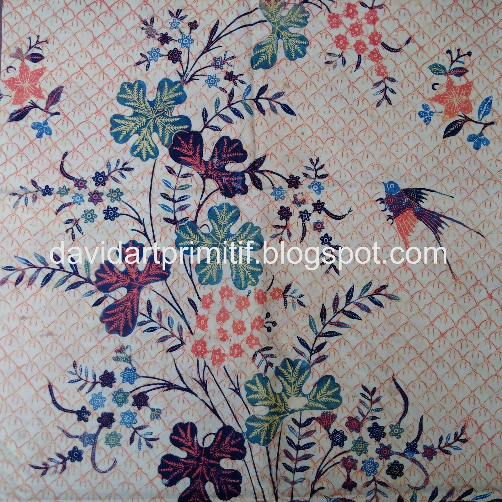 Art & Primitif: Sarung Batik Lasem Belanda Motif Buketan Merak