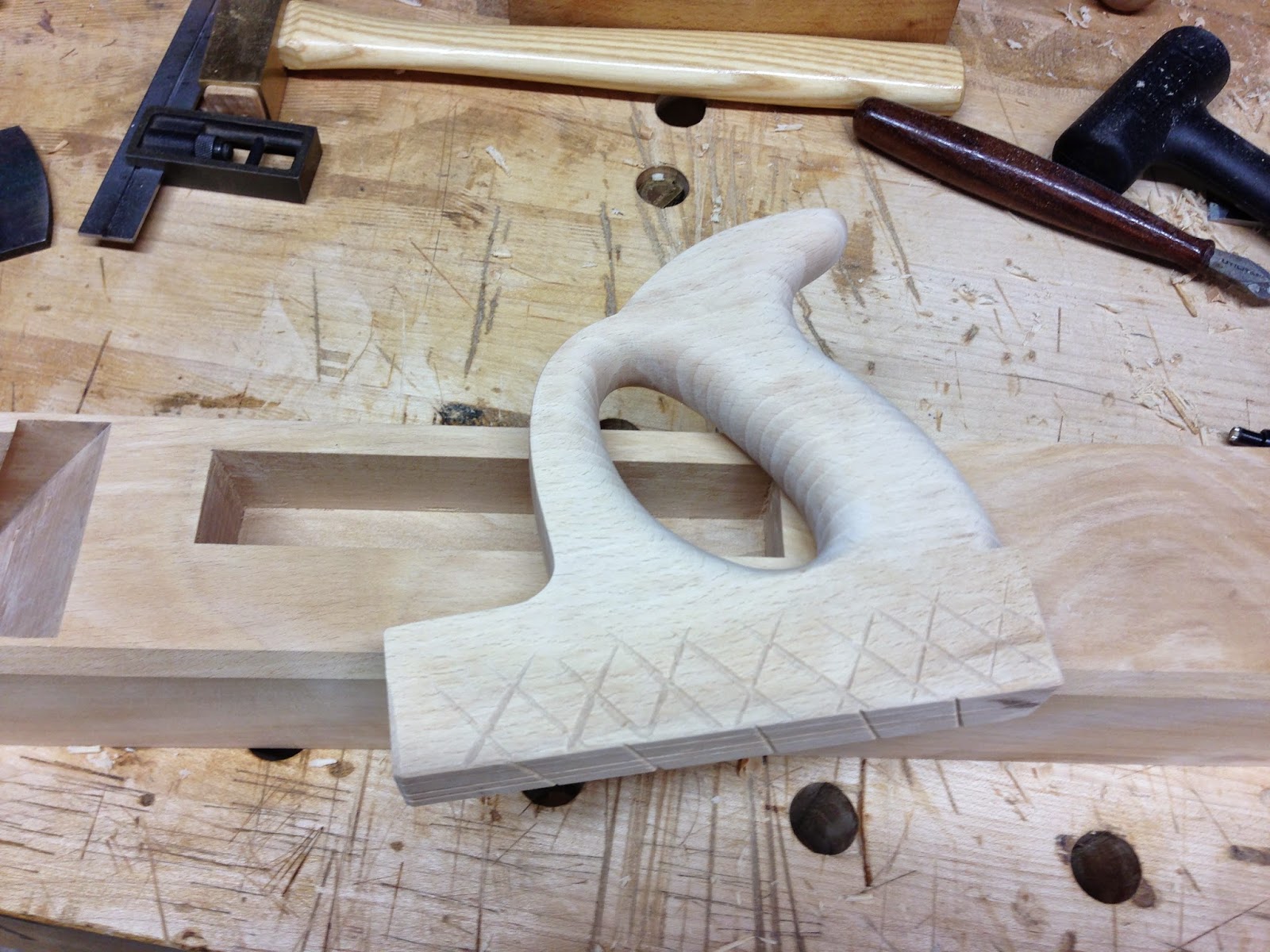 Caleb James Chairmaker Planemaker: How to Install A Handle In A Wooden ...