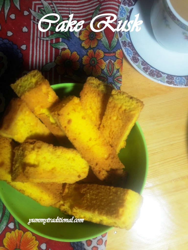 Cake Rusk Recipe - Yummy Traditional