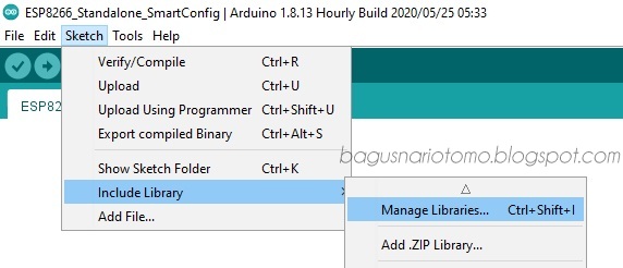 Menambahkan Library Blynk pada Arduino IDE! ~ GP Speed