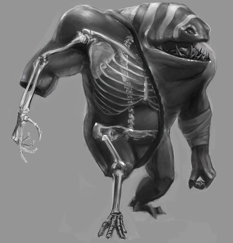 Jaunay's sketchblog: Tidehunter Dota2 Fan art - just like a watermelon ...