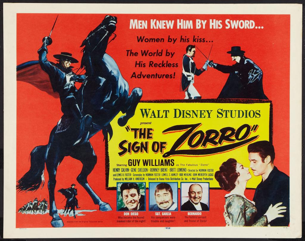 The Feature Films of Walt Disney: Sign of Zorro