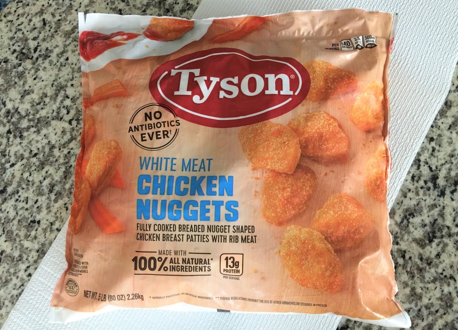 Tyson Chicken Nuggets Review (5 LB bag)
