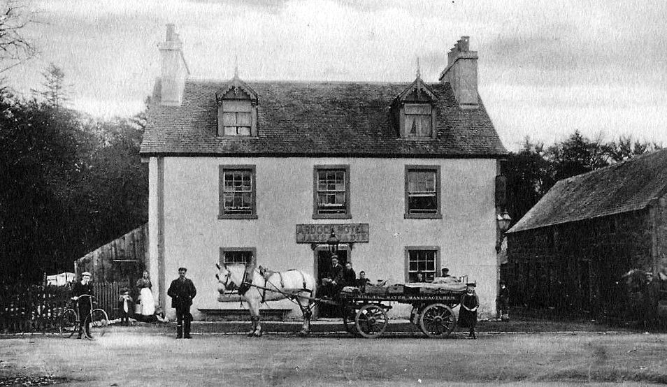Tour Scotland: Old Photograph Ardoch Hotel Braco Scotland