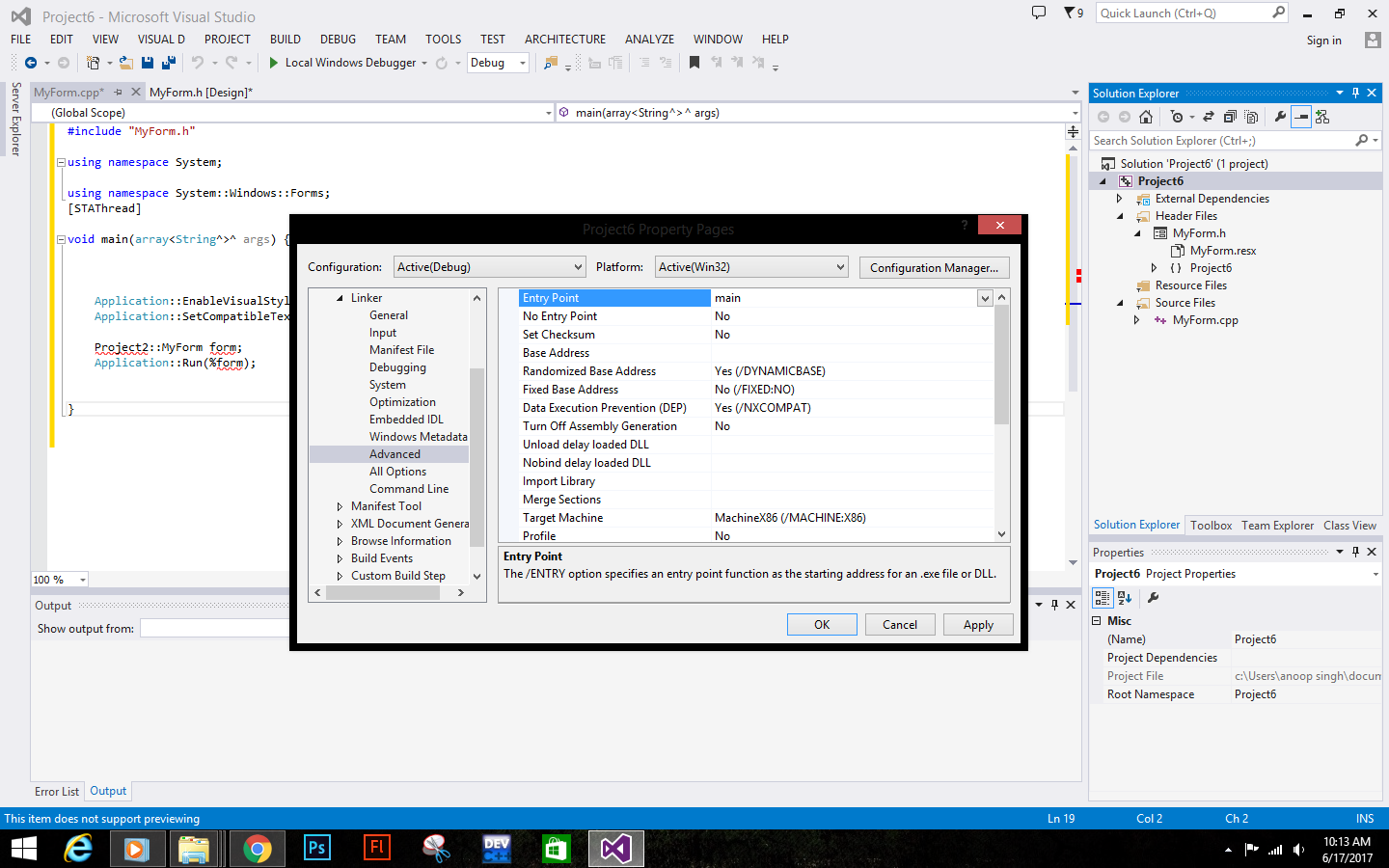 Introduction to C++ Form Programming Using Visual Studio (GUI)