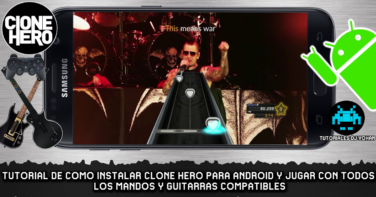 Clone Hero En Android Y Usar Cualquier Mando🎸🎮🤘