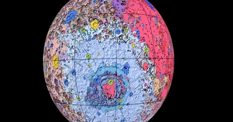 NASA's unveils new geologic map of moon