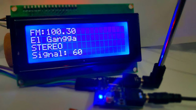 Cara Membuat Radio FM Stereo Reciever dengan Arduino dan module TEA5767