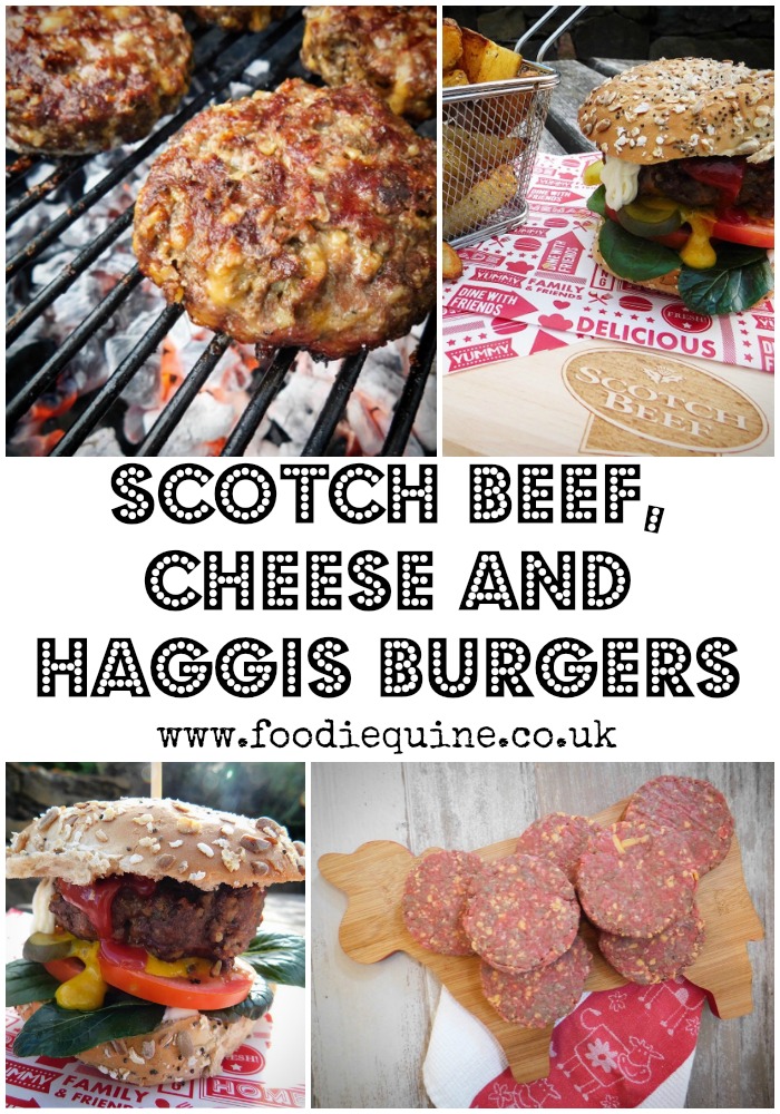Scotch Beef, Cheese and Haggis Burgers | Foodie Quine - Edible Scottish ...