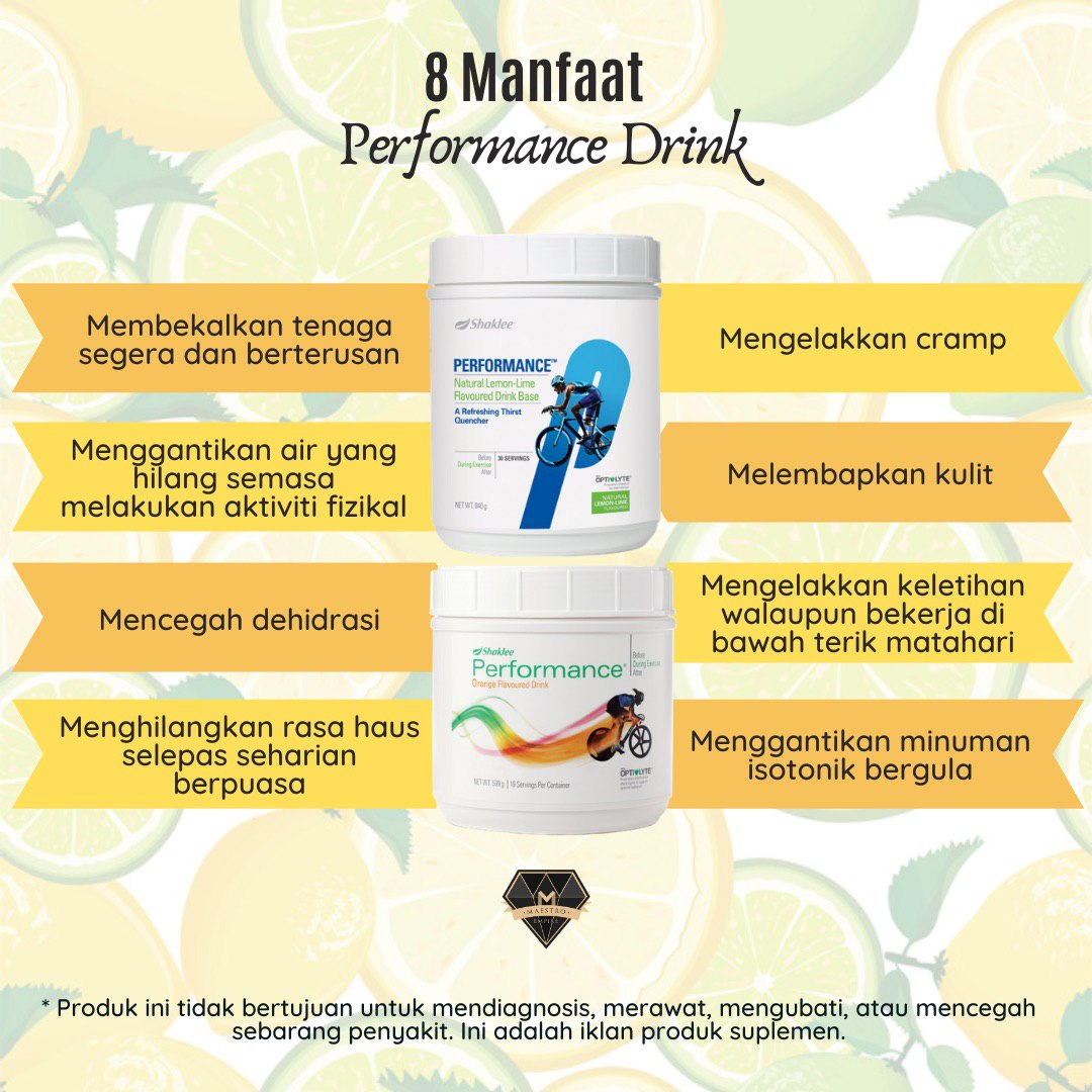 Kekal Hidrat dan Hilangkan Rasa Haus dengan Performance Drink Shaklee